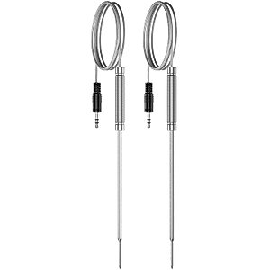 Govee Meat Thermometer 3.5mm Replacement Probes 2-Pack for Models H5181, H5182, H5183, H5184, H5185, H5198