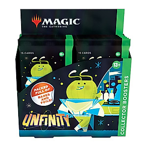 Wizards of the Coast Unfinity Collector Booster Box | 12 Packs + Box Topper (181 Magic Cards)