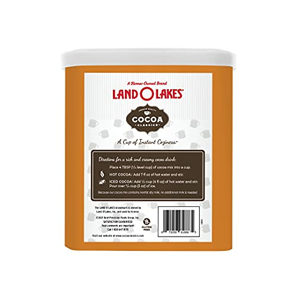 Land O Lakes Cocoa Classics, Salted Caramel & Chocolate Hot Cocoa Mix, 14.8-Ounce Canister