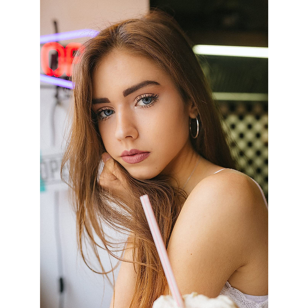 Big Gold Hoop Earrings for Women Hypoallergenic 925 Sterling Silver Post Thin Loop 14K Gold Plated Hoop Earrings Set for Women, 3 Pairs (14K Gold 30mm,40mm,50mm)