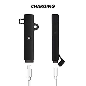 Fironst Case Cover for Pax E-r-a/Pro, Upgrade Silicone Protective Case Anti Drop Anti Lost Rubber Cover Skin Sleeve Wrap with Metal Carabiner (Black)