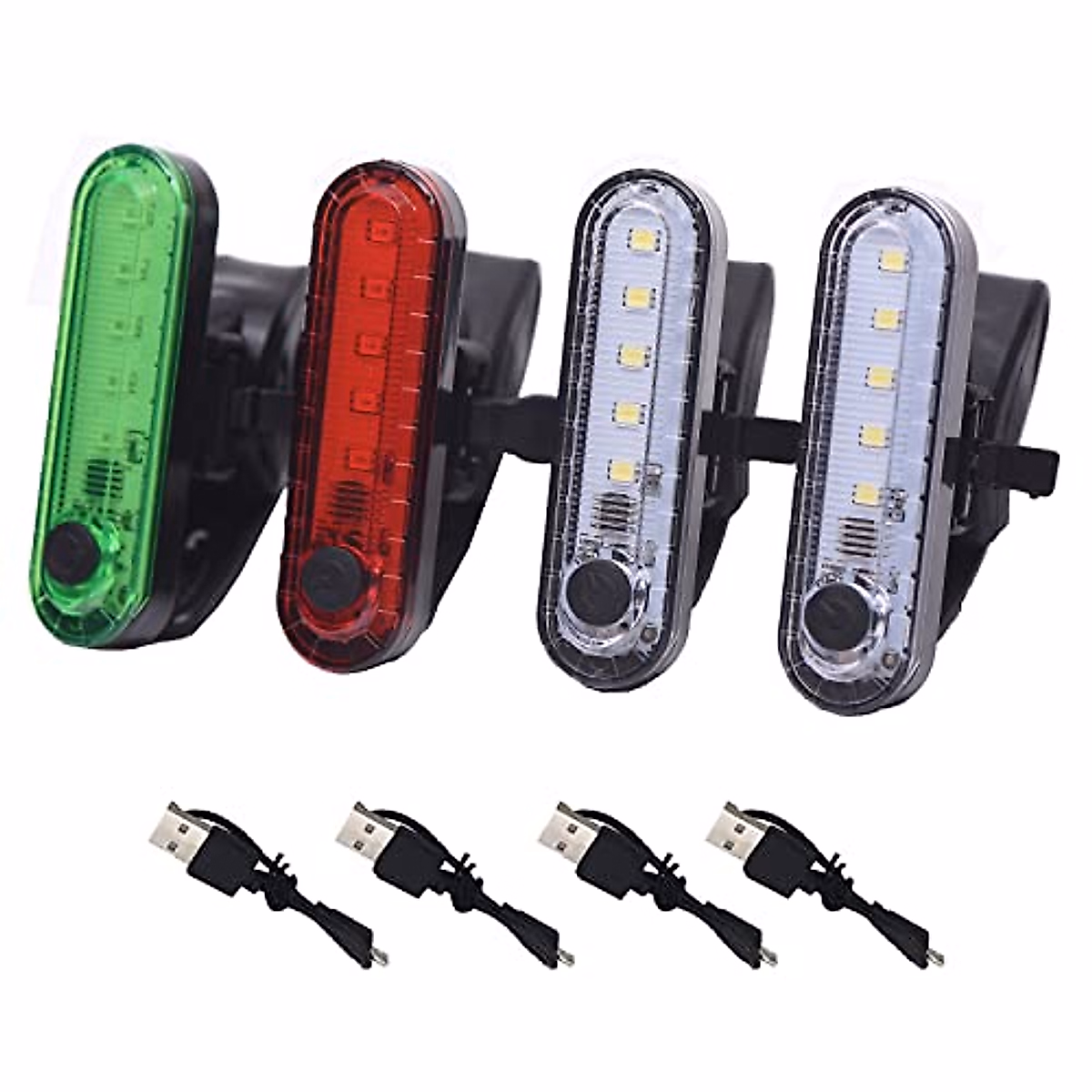 LED Navigation Lights for Boat Bow or Stern Battery Powered Kayak Light for Night Fishing, Back-up Marine LED Lights for Pontoon, Dinghy, Yarch, Sailboats