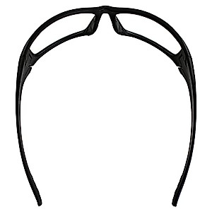 Epoch Eyewear Liberator Golf Sport Sunglasses Black Frame Clear Polycarbonate Lens