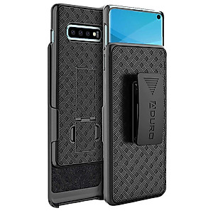 Aduro Cell Phone Holsters for Samsung Galaxy S10 Case Protector Includes Belt-Clip & Built-in Kickstand