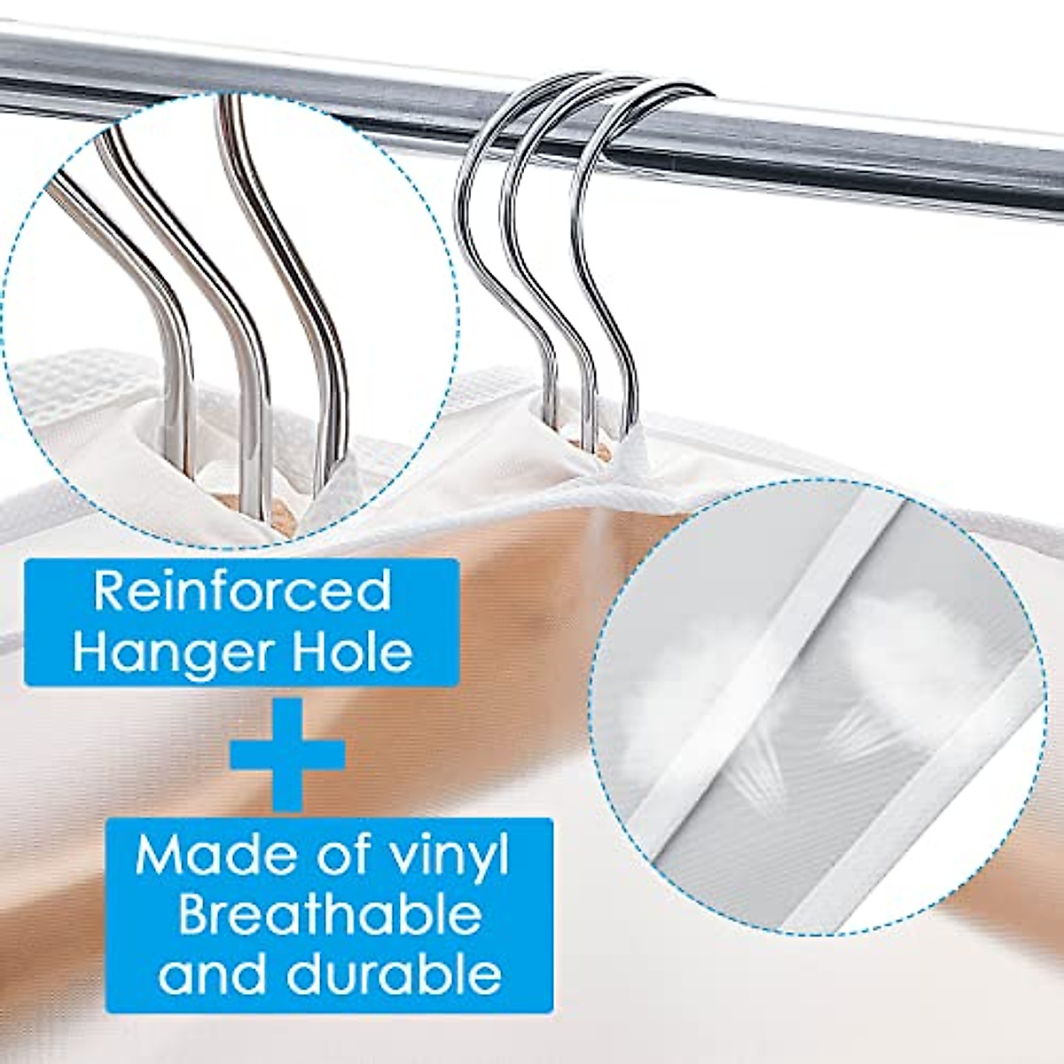 16 Pcs Plastic Clothing Shoulder Covers 4" Gusseted Clear Shoulder Covers for Hanging Clothes Shoulder Covers Plastic Shoulder Hanger Covers Clear Garment Breathable Bag for Jacket Clothing Coat Dress