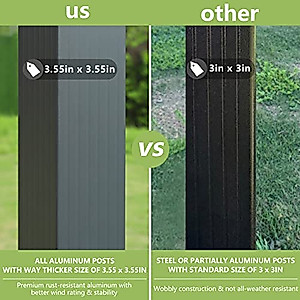 VEIKOU 10x10ft Pergola, Metal Pergola w/Thicker Post & Upgraded Retractable Pergola Canopy, Heavy-Duty Aluminum Pergolas and Gazebos Outdoor Shelter for Porch Yard, Gray