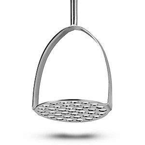 Potato Masher Cooking Utensil - Will Last Your Kitchen a Lifetime, Guaranteed - Meticulous Craftsmanship, Sleek Modern Design, Exceptional Quality.