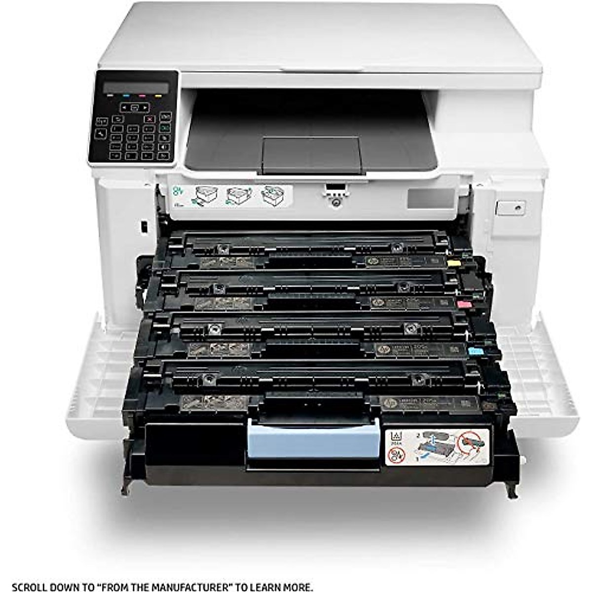 HP Color Laserjet Pro M180nw All-in-One Wireless Color Laser Printer, Mobile Printing & Built-in Ethernet, Works with Alexa (T6B74A)