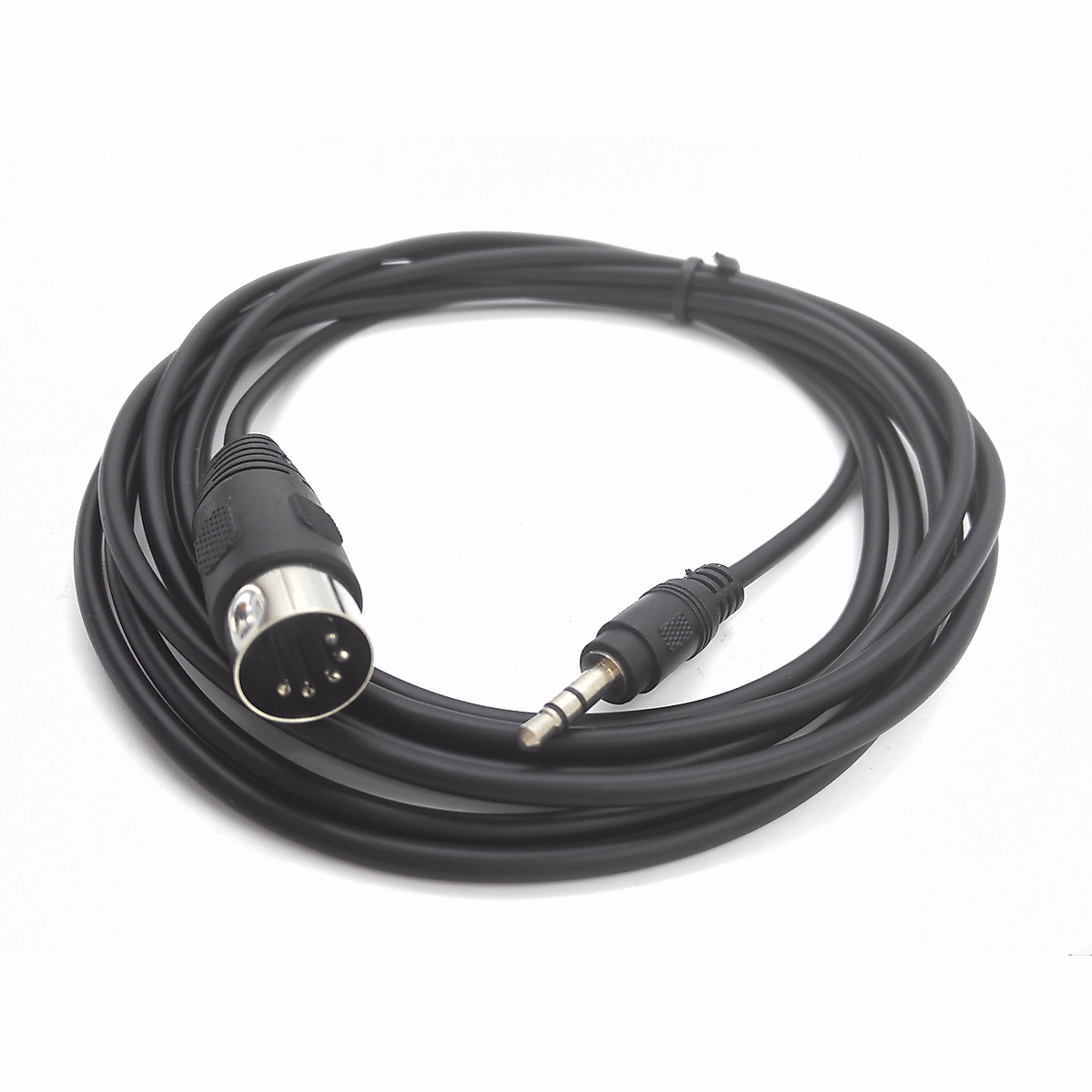5-Pin DIN-Male Cable, 5 Pin Din Plug to 3.5mm(1/8in) TRS Stereo Male Jack Stereo Audio Cable for Playing The Musical Instrument Signal Output 3m (10 feet,3.5M-5 DIN M)