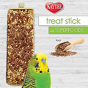 Kaytee Pet Bird Superfood Treat Stick, Flax, 5.5 oz