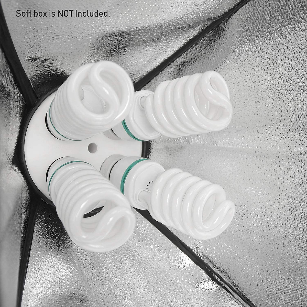 LimoStudio [2-Pack] Photo Studio 85W 6500K Full Spectrum Daylight Energy Saving Compact Fluorescent Spiral Bulb,Day Light Tone, AGG1719