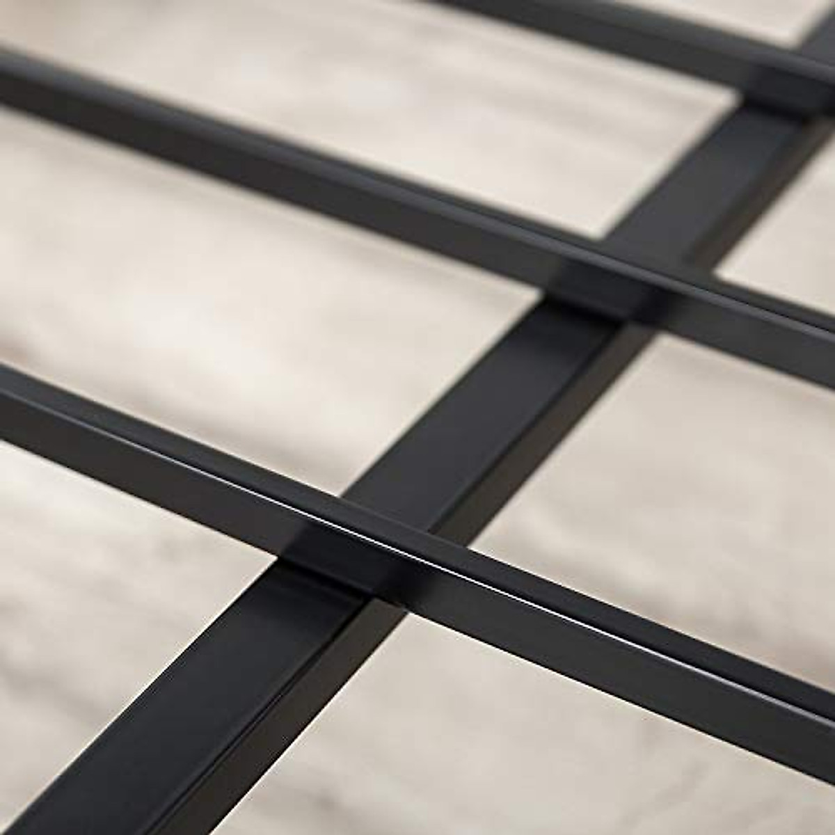 ZINUS Quick Lock Bunkie Board / Box Spring & Bed Slat Replacement / Metal Frame with Steel Slats / Easy Assembly, King, Bunkie Board only