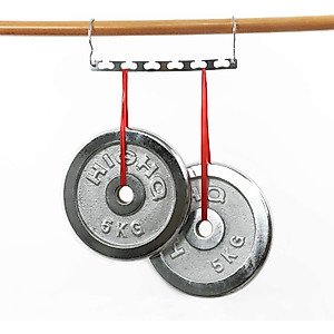 TOPIA HANGER Closet Hangers Space Saving, Heavy Duty Chrome Clothes Hanger Organizer, Multifunctional Hangers for Closet with Wider Wavy Slots and Hooks 4pcs, CT11C