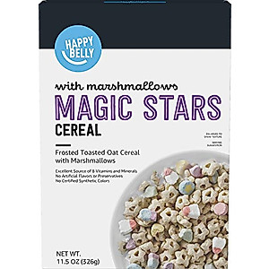 Amazon Brand, Happy Belly Magic Stars Cereal, Marshmallows, 11.5 Oz