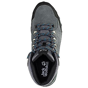 Jack Wolfskin Men's 4049841 Backpacking Boot, Grey/Black, 9