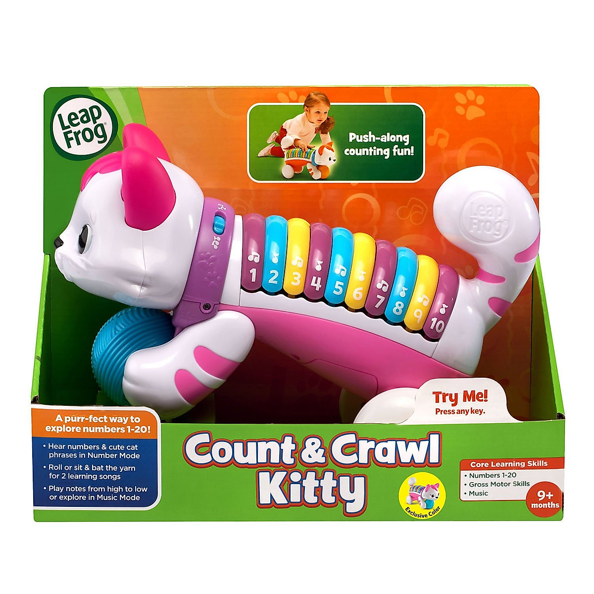 LeapFrog Count and Crawl Number Kitty, Pink