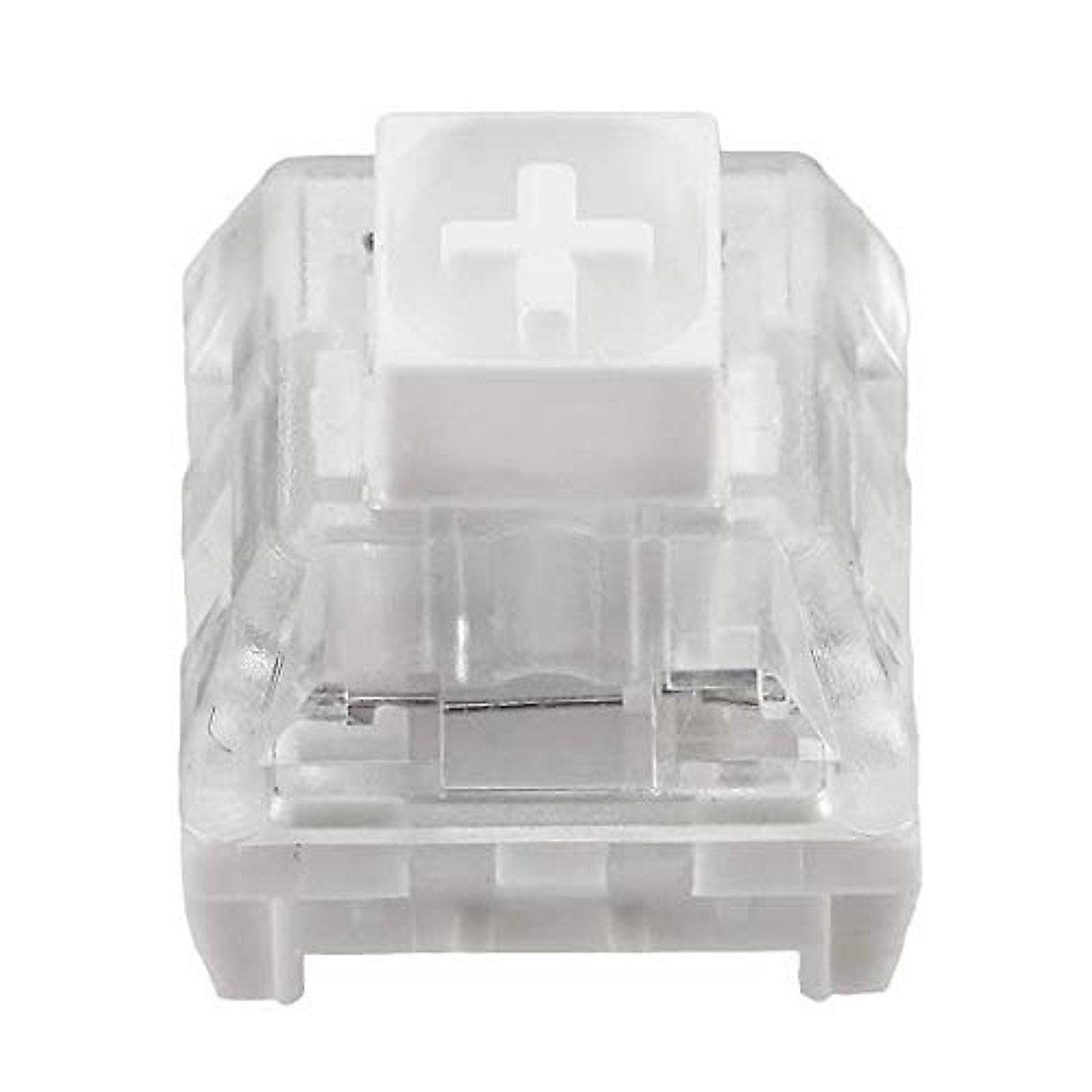 Kailh Box Mechanical Switches for MX Mechanical Gaming Keyboard | 45g Force | Clicky | Plate Mounted | SMD 3 Pin RGB Switches for Backlit Keyboard | (65 PCS, White)