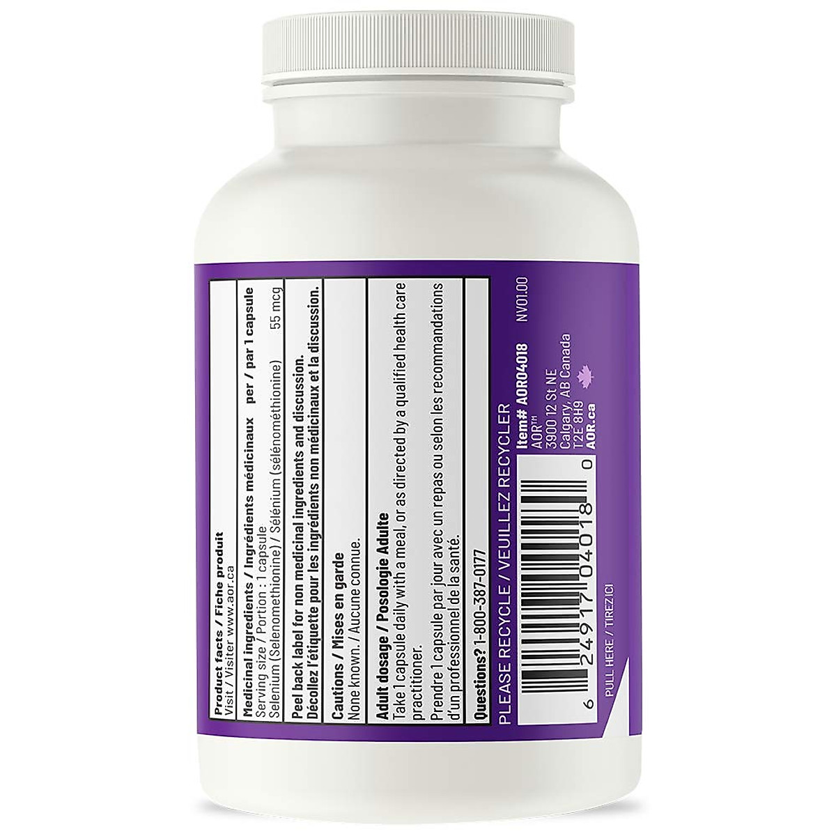 AOR 55Mcg Selenium, 90 CT