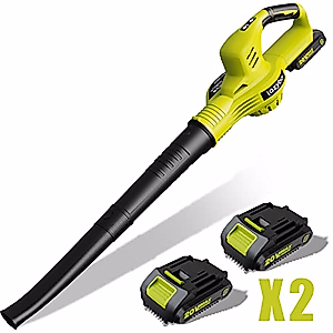 LAZYBOI Cordless Leaf Blower with 2 Batteries