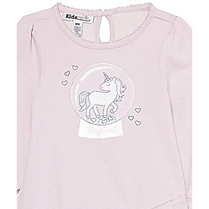 Kids Headquarters Baby Girls 2 Pieces Legging Set, Pink/Heather, 12M US