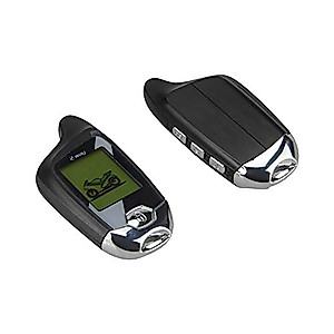EASYGUARD EM211 2 Way Motorcycle Alarm System with Remote Start Starter Shock Sensor tilt Motion Sensor DC12V LCD Display