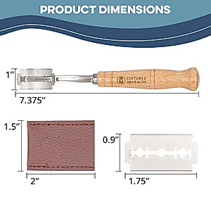 Cultures For Health Premium Bread Lame - Artisan Sourdough Scoring Tool with Precision Blade, Comfortable Handle, Durable Design for Professional Bakers & Home Kitchen, Perfect for Baking
