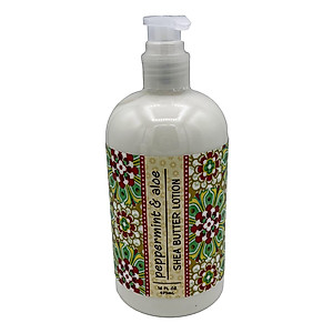 Greenwich Bay Trading Co, Peppermint and Aloe, Hand Soap and Shea Butter Lotion Set, 16 Ounces Each