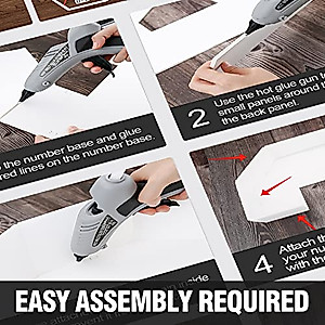 2023 Graduation Decorations - Large PRE-CUT 2023 Marquee Numbers Kit - Mosaic Foam Board Sign - Class of Party Supplies Decor for Kindergarten Preschool High School Christmas Wedding Prom Decoration