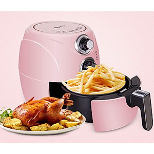 Intelligent Air Fryer Fries Machine Household Small Capacity Fully Automatic No Fuel Electric Fryer Oven 2.5L 3.5L Pink 3.5L Every Family