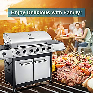 Criditpid Grill Heat Plate Parts for Charbroil 463230515, 463230514, 463230513, 463230512, 463230511,463230510,463439915,461442114,463441514, 463436514, 6-Pack 463230515 charbroil Parts，G-H-P