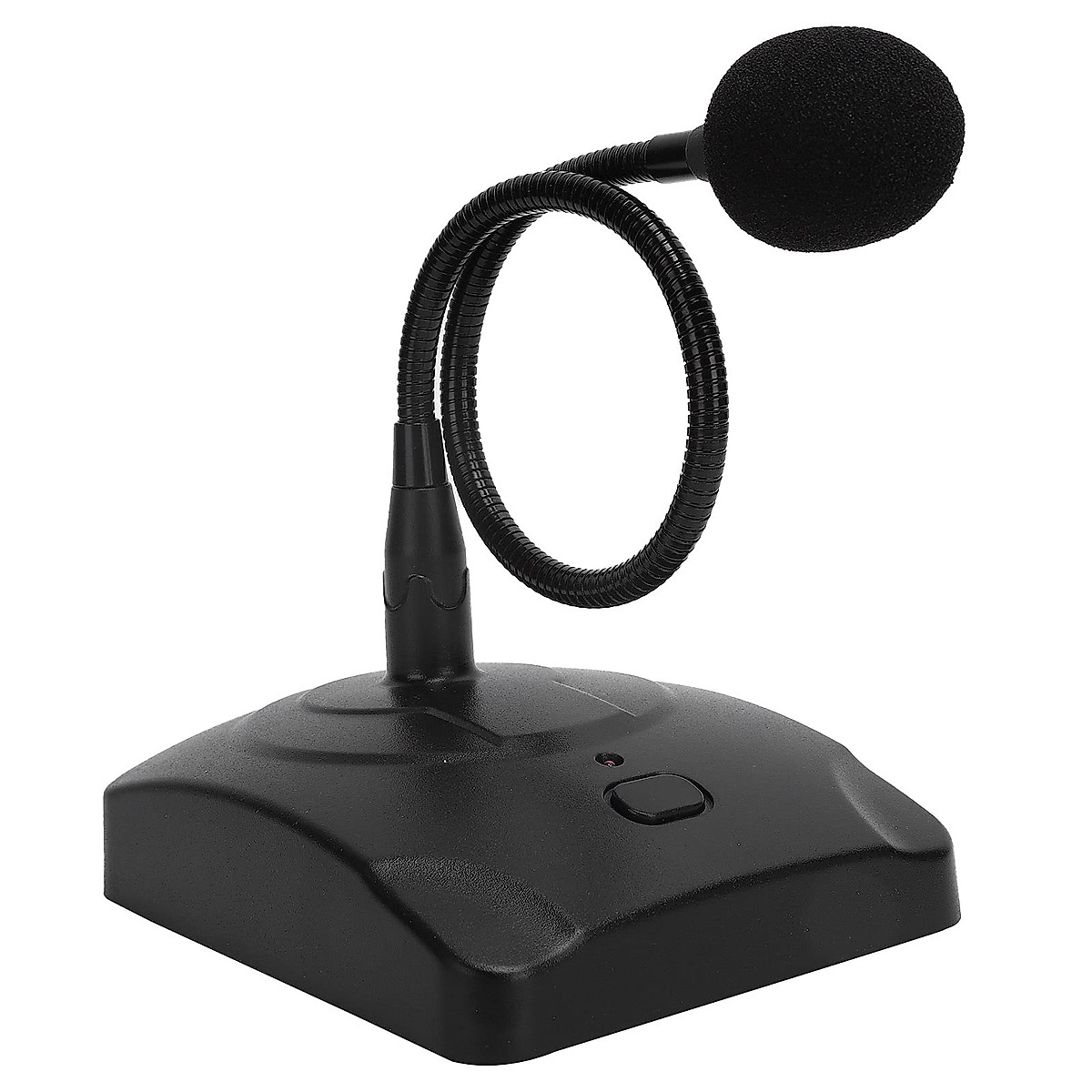 Dilwe Desktop Microphone with Mute , Gooseneck Conference Microphone with 5m XLR Cable, Noise Canceling Gooseneck Stereo Microphone for Meetings, Voice, Games