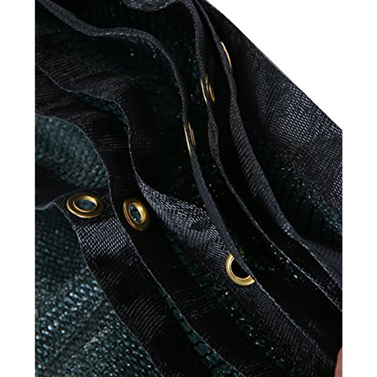 E.share 70% Green Shade Cloth Taped Edge with Grommets 12 ft X 6 ft