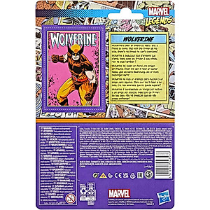 Hasbro Marvel Legends Series 3.75-inch Retro 375 Collection Wolverine Action Figure Toy