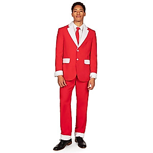 Tipsy Elves Santa Blazer with Tie: 46