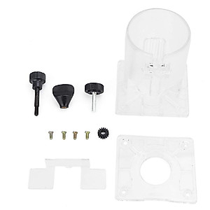 Trimmer Base, Woodworking Trimmer Router Transparent Plastic Base Power Tool Protective Accessory(Thickened)