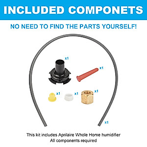 Aulpq Humidifier Maintenance Kit 4839 Fits for Aprilaire No.35 Water Panel Humidifier Replacement Filter，Fits for Aprilaire Whole Home Humidifier Models: 600, 600A, 600M