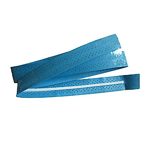 Gullor Racket Grip Anti Slip Perforated Super Absorbent Tennis Overgrip Badminton Overgrip - 5PCS(Color May Vary)