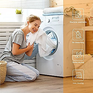 GCIREC Eucalyptus Leaf Shower Curtains, Sage Green Spring Botanical Watercolor Plants Bathroom Curtains Bathtub Home Decor Waterproof Fabric Machine Washable with 12 PCS Hooks