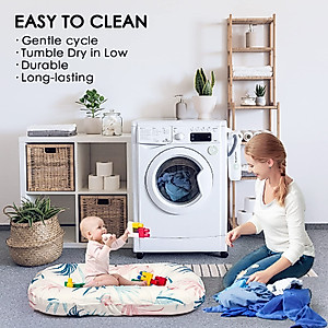 Ultra Soft Baby Lounger Covers (Pack of 2) | Mexxi 100% Hypoallergenic Stretchy Baby Nest Covers for Newborn (Covers Only) (Tea Roses & Wild Roses)