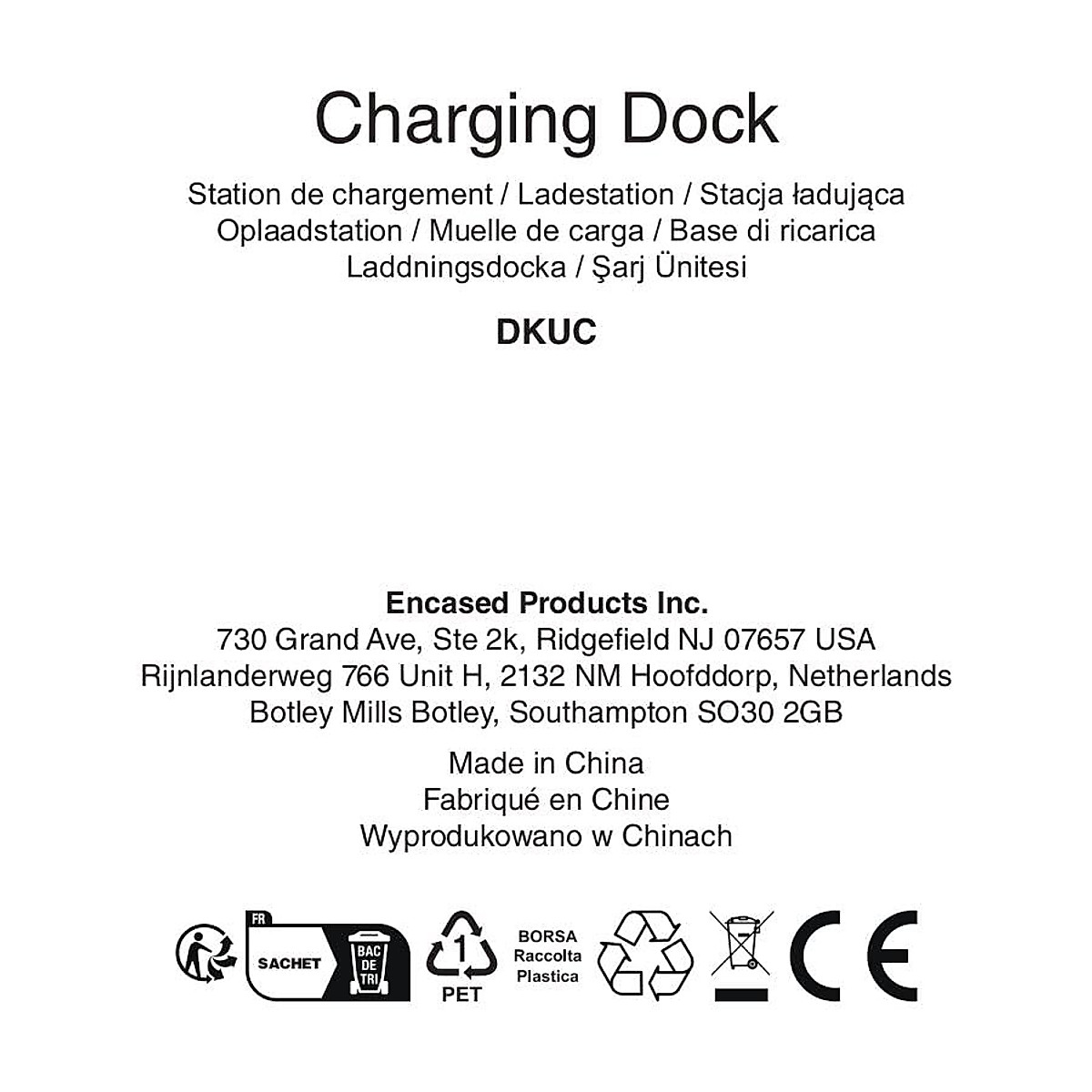 Encased USB Type C Desktop Charging Stand - Compatible with All Google Pixel Phones - Charger Dock for Pixel 6a, 6 Pro, / 7a, 7, 8, 8 Pro Models, Aluminum Black (Case Compatible)