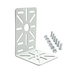 OwlCat L-Shape Dome Camera Bracket,Universal Wall Ceiling Mount Bracket for Security CCTV Hikvision Dome Camera, CCTV Security White 3026 0