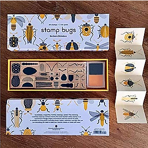 Stamp Bugs (25 stamps, 2 ink colors)