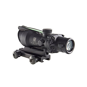 Trijicon 4x32 ACOG Riflescope with Green Dual Illuminated Chevron Reticle and TA51 Mount