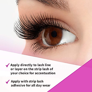 Ardell False Eyelashes Double Trio Individuals Long Black 4 Pack