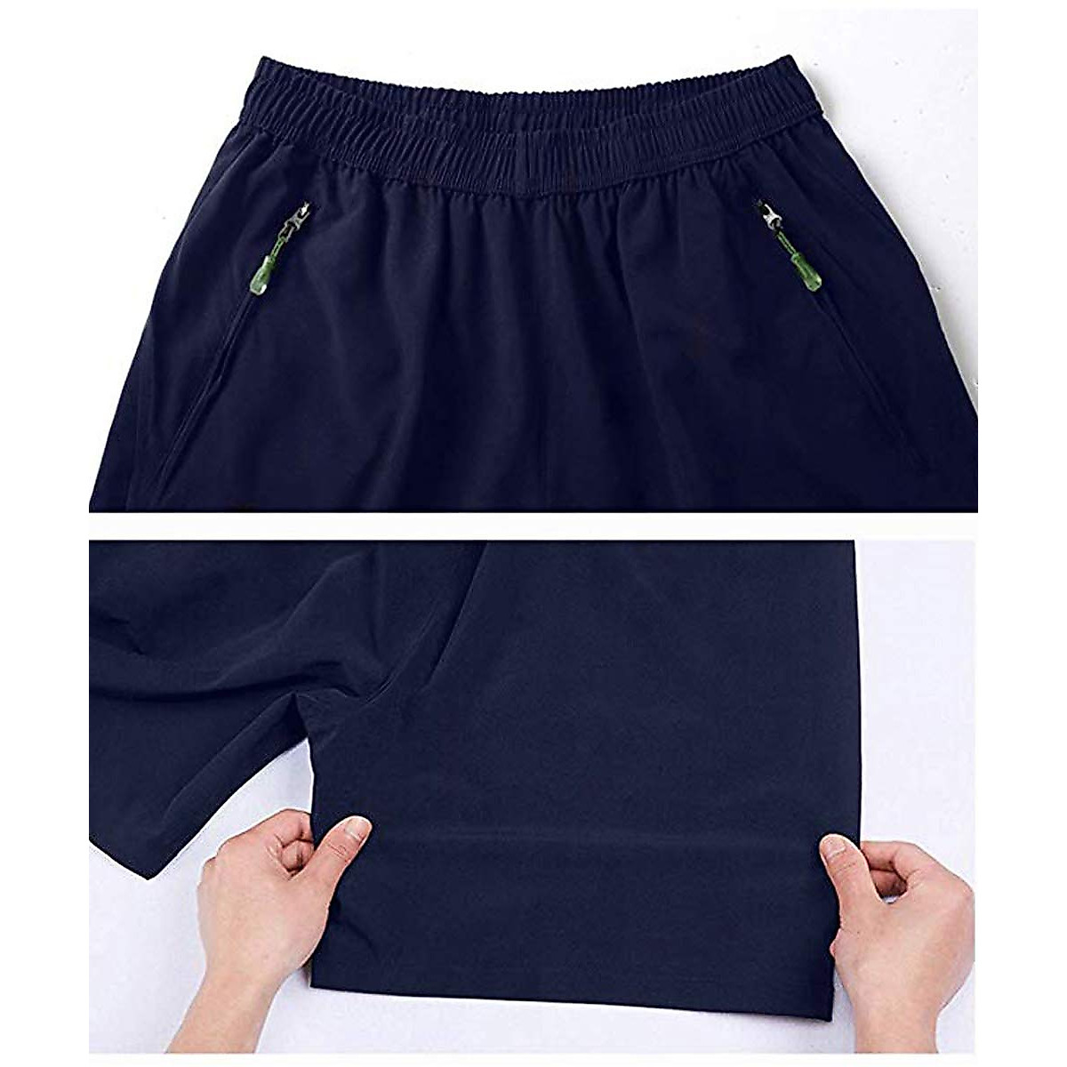 JINSHI Men's Outdoor Quick Dry Lightweight Sports Hiking, 02 Blue, Size Large