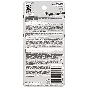 Maybelline New York Volume Express Colossal Cat Eyes Washable Mascara, Glam Black, 0.31 Fluid Ounce