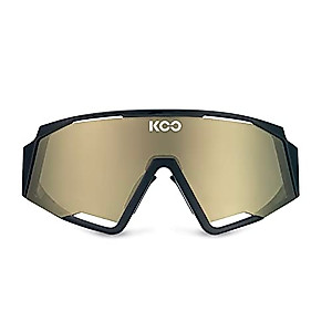 KOO Spectro Sunglasses I Performance Eyewear for Road, Triathlete & Cyclocross Sports - Black Bronze