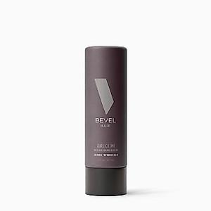 Bevel Curl Cream by Bevel - Moisturizing Curl Defining Cream, Lightweight, All-Day Hold, with Macadamia Seed and Coconut Oil, 1.0 Fl Oz