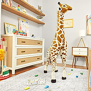 Melissa & Doug Giant Giraffe - Lifelike Stuffed Animal (over 4 feet tall)