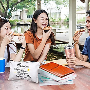 Gerrii Inspirational Graduation Gifts Class of 2024 Behind You All Your Memories 20oz Vacuum Insulated Tumbler Mug Inspirational Graduation Journal and Makeup Bag for Her Him Graduates